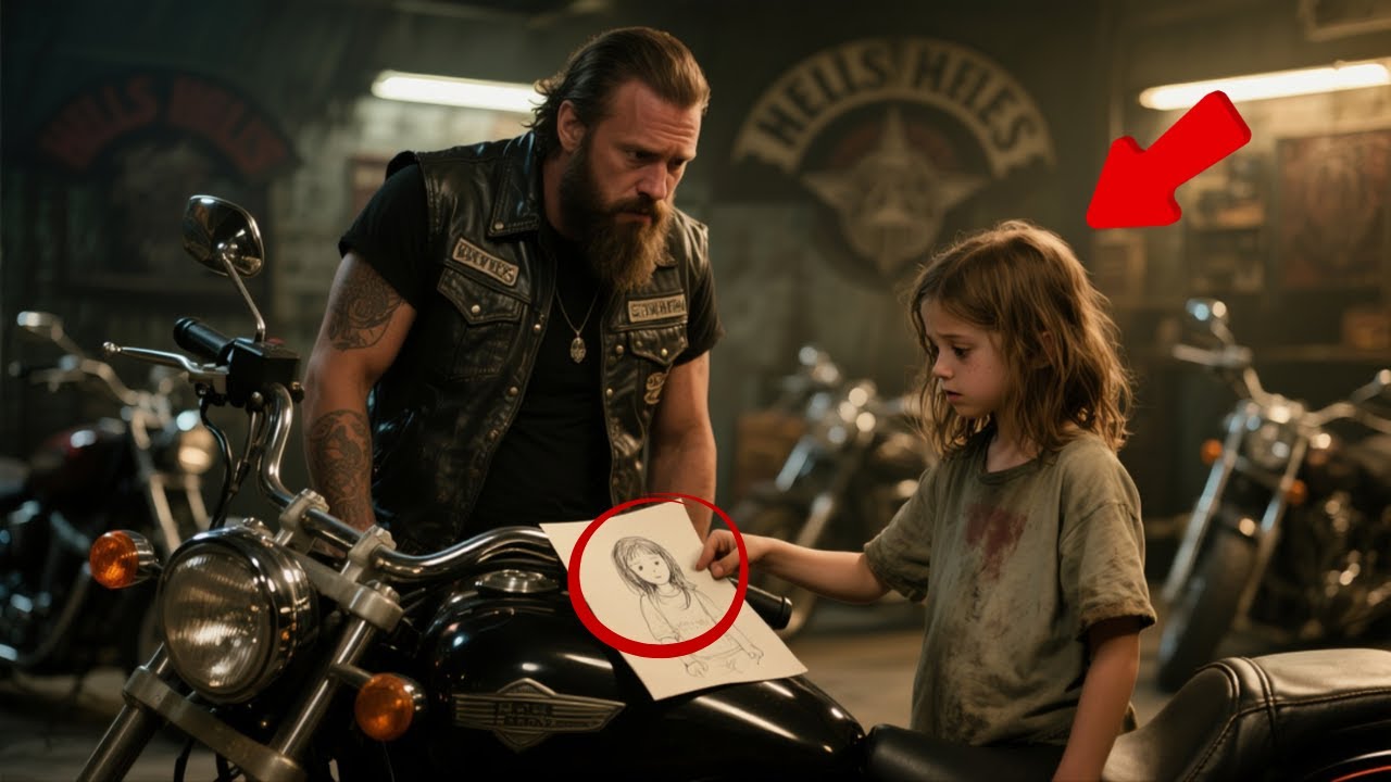 Orphan Girl Left a Drawing on a Biker’s Motorcycle — When He Understood ...
