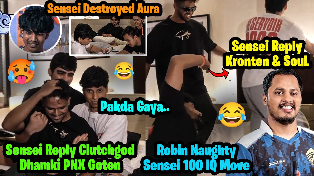 Robin Naughty Jump Sensei 100IQ😂 Exposed Sensei😱Reply GODL RGE SOUL😤 ...