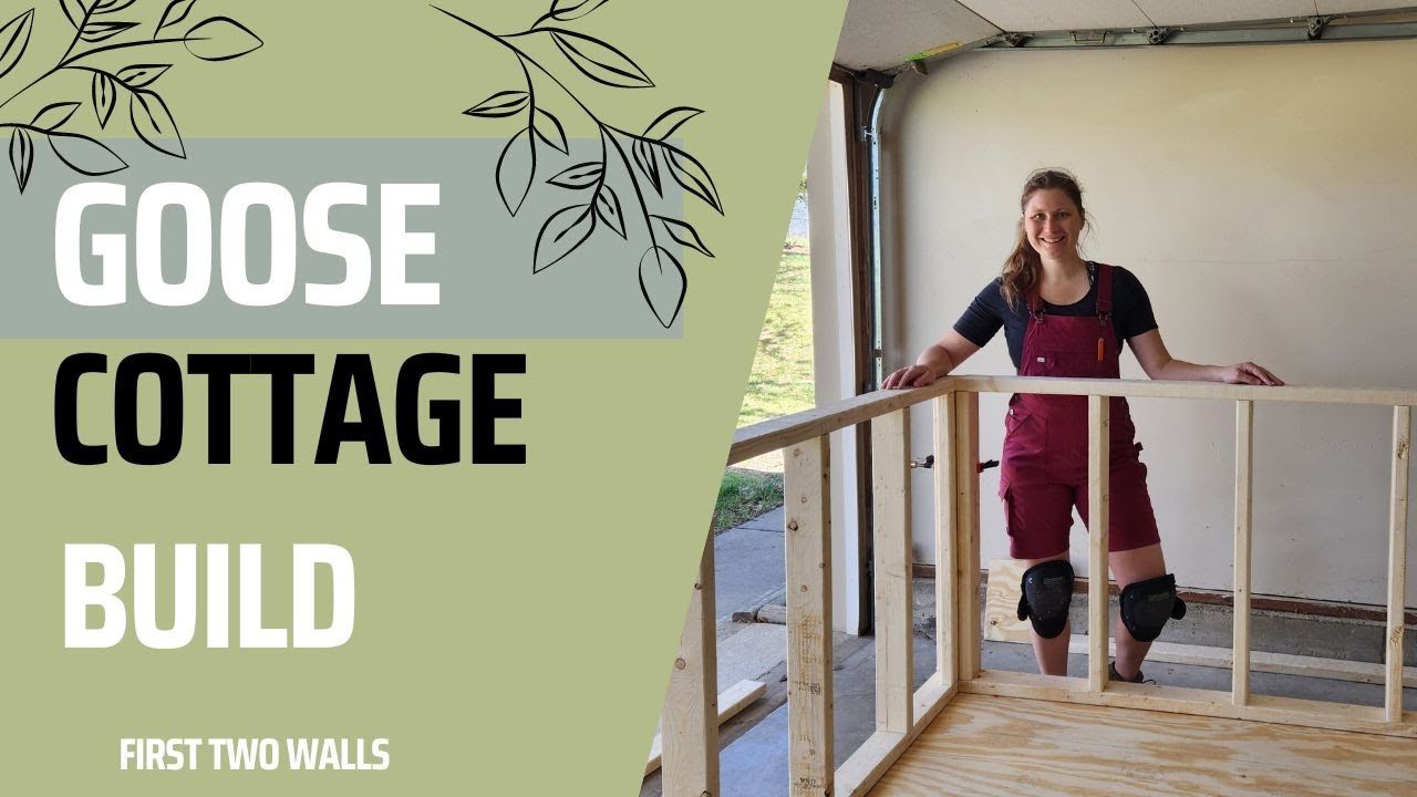 Goose House Build - First Two Walls - YouTube