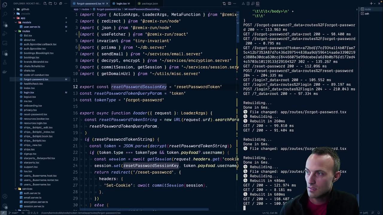 EpicWeb.dev Live stream 🌌 Proxy Prisma Studio and Remove Form Abstraction from Rocket Rental ...