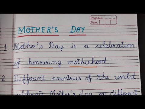 mother's day l mother's day essay writing l essay on my mother in ...