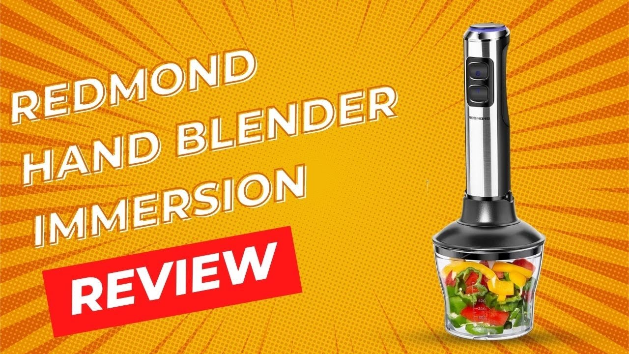 REDMOND Hand Blender Immersion - YouTube
