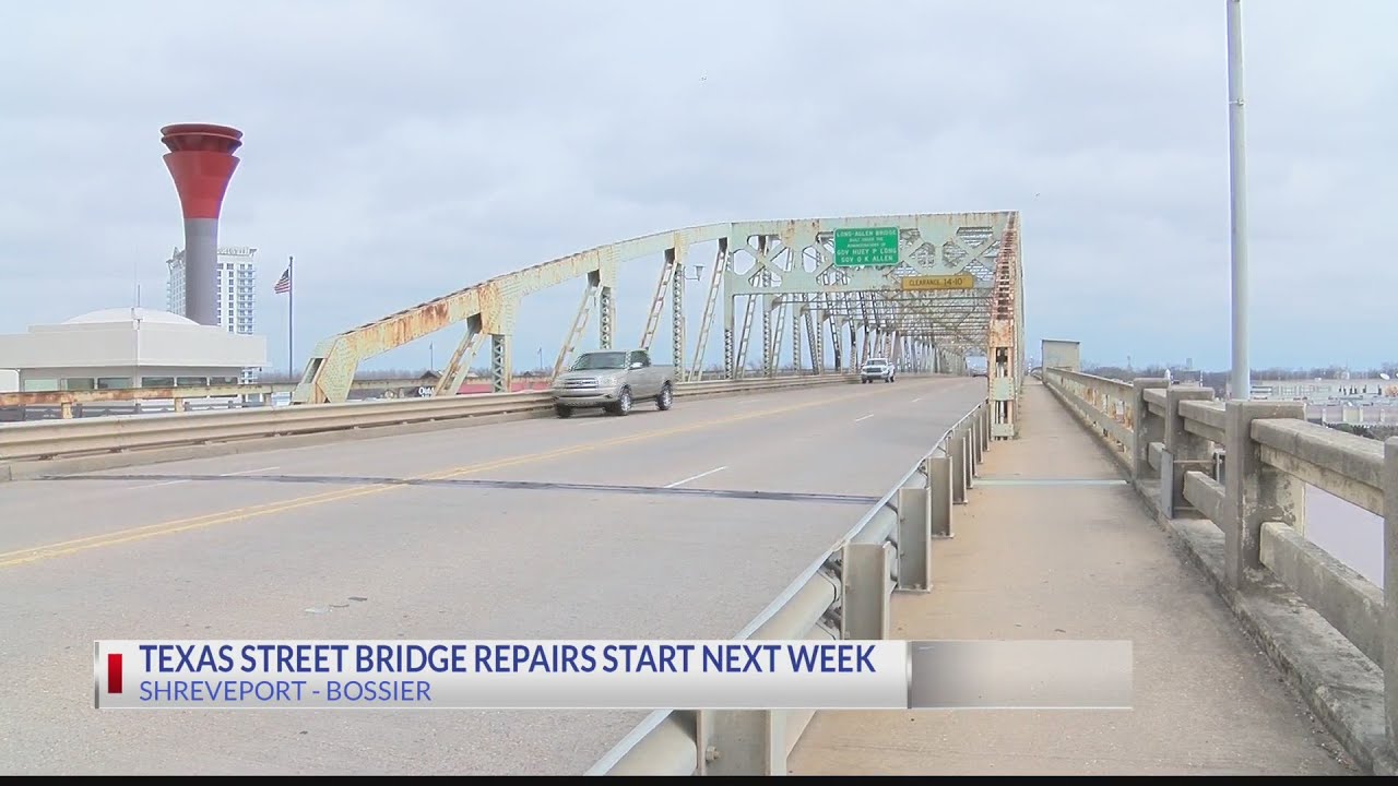 Texas Street bridge repairs underway - YouTube