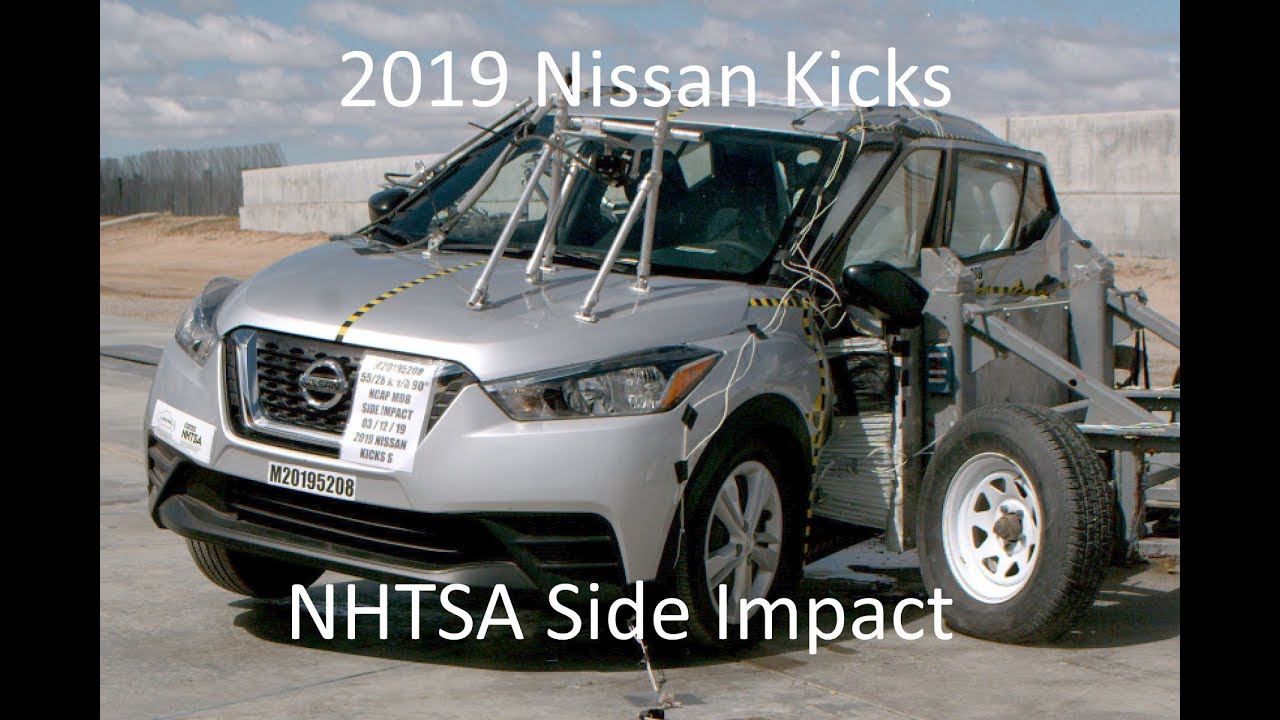 2018-2021 Nissan Kicks NHTSA Side Impact - YouTube