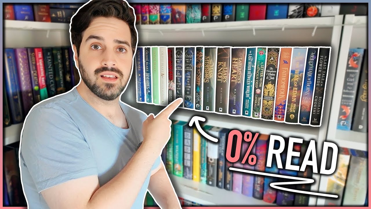 I’ve Read NOTHING On This Shelf… Let’s Fix That! 📚 Reading Vlog - YouTube