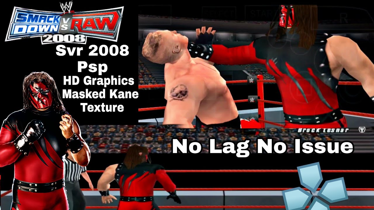 Wwe Svr 2008 | Kane 98 Textures | Psp Patch Mod - YouTube