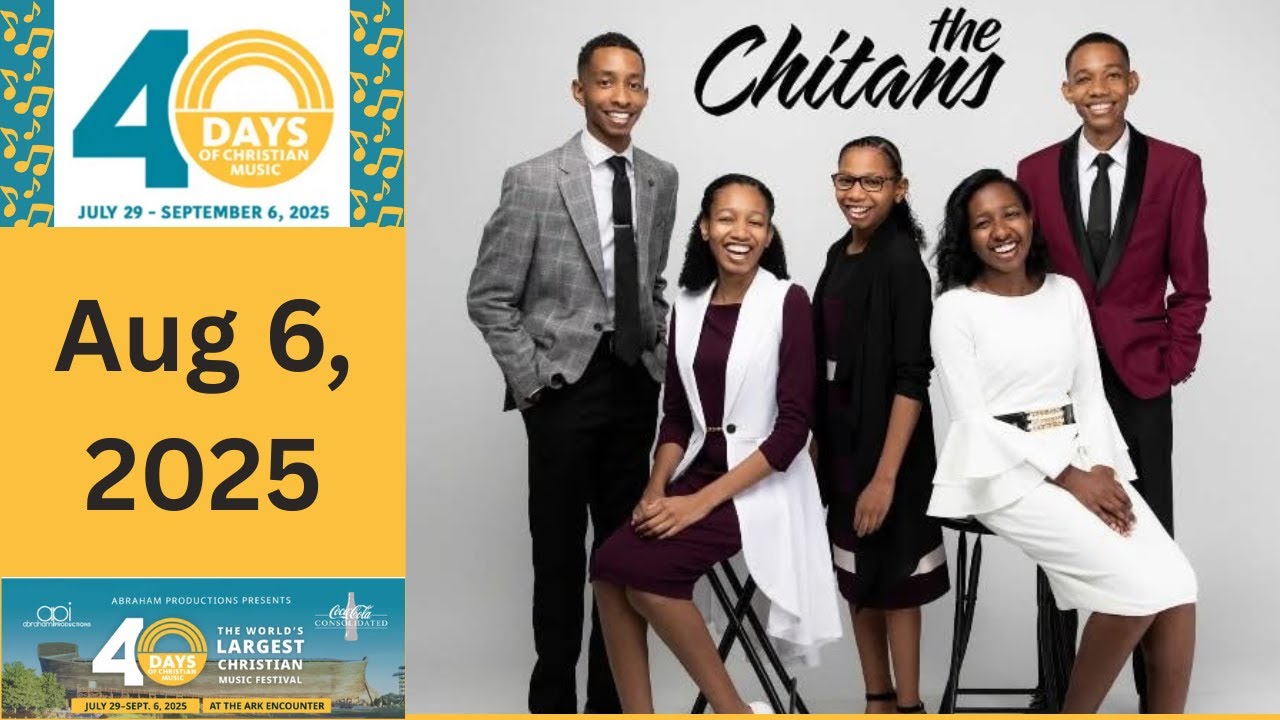 The Chitans Worship 40 Days Christian Music at Ark Encounter August 6 ...