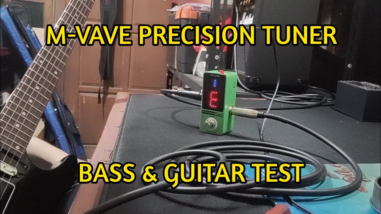 M-VAVE Precision Tuner Pedal for Guitar and Bass - YouTube
