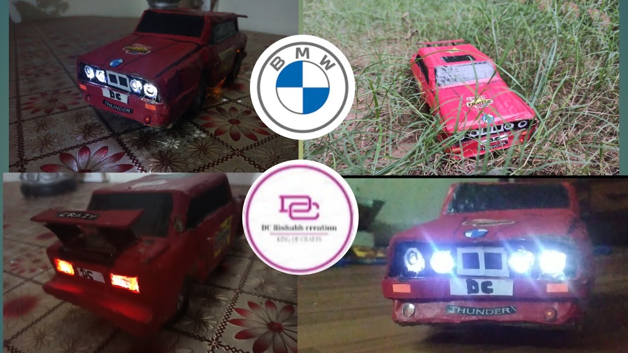 How to make bmw e30 from cardboard - YouTube