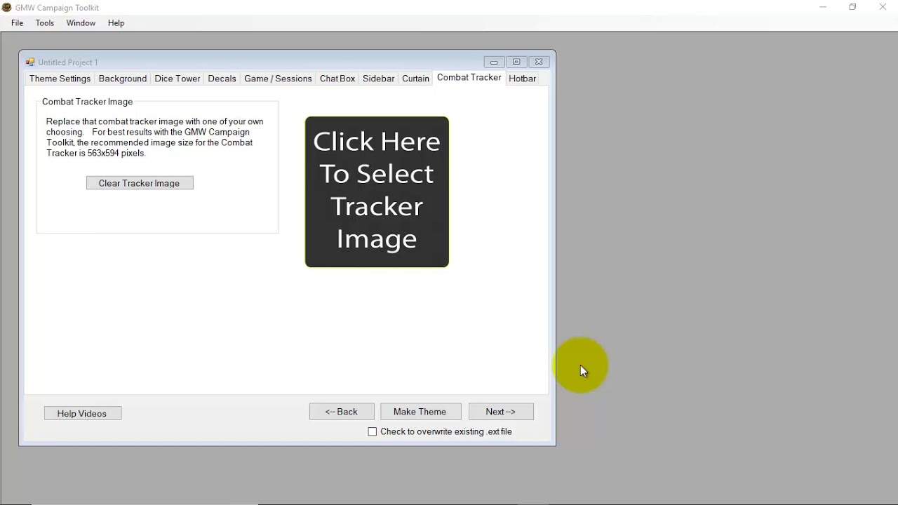 Change the Combat Tracker Background in Fantasy Grounds with the GMW ...