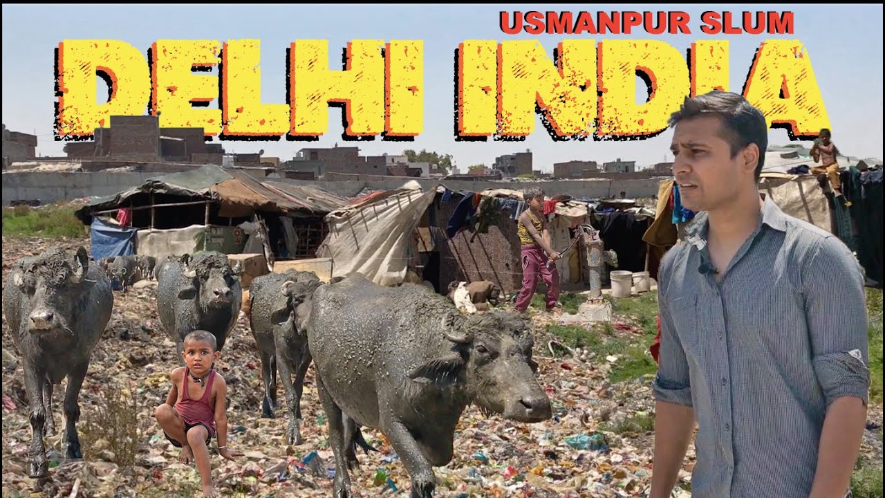 Life in Indian slums | A tour inside Delhi slum Usmanpur | Unprivileged ...