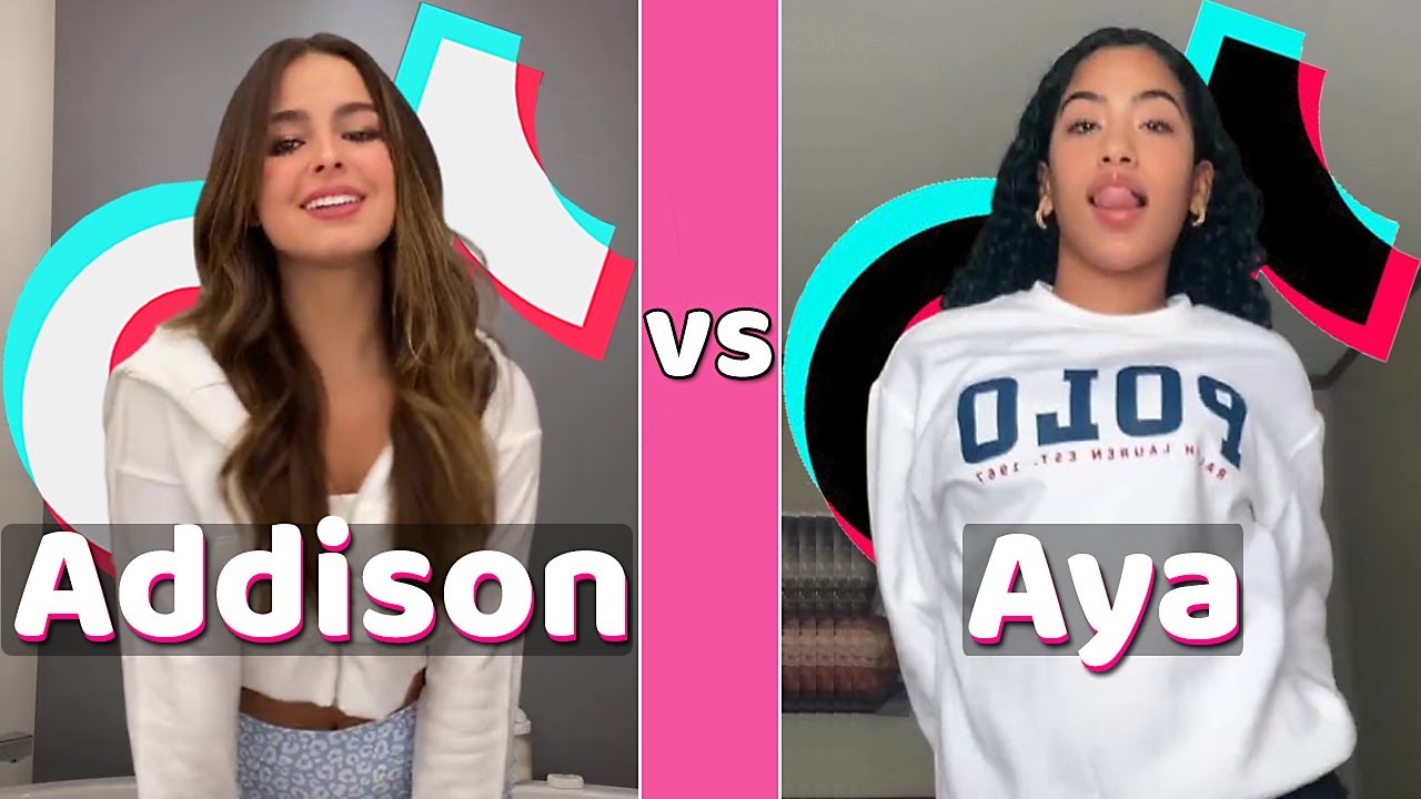 Addison Rae Vs Aya TikTok Dances Compilation 2020 - YouTube