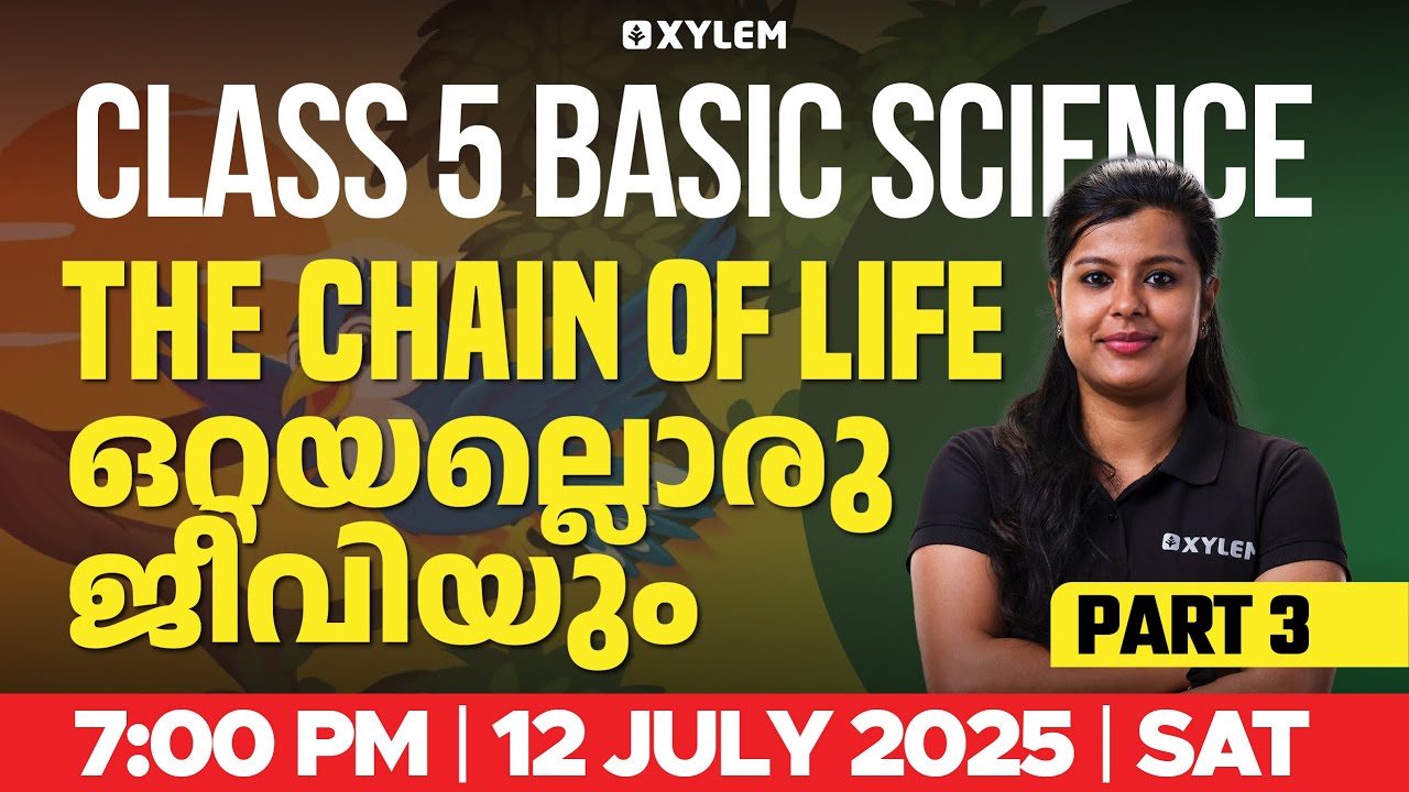 Class 5 Basic Science | The Chain of Life / ഒറ്റയല്ലൊരു ജീവിയും - Part 3 | Xylem Class 5 - YouTube