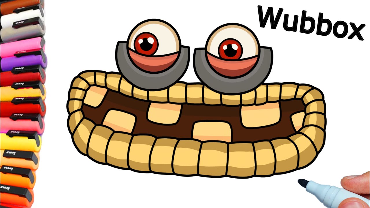 How to draw a Wubbox Head from My Singing Monsters - YouTube