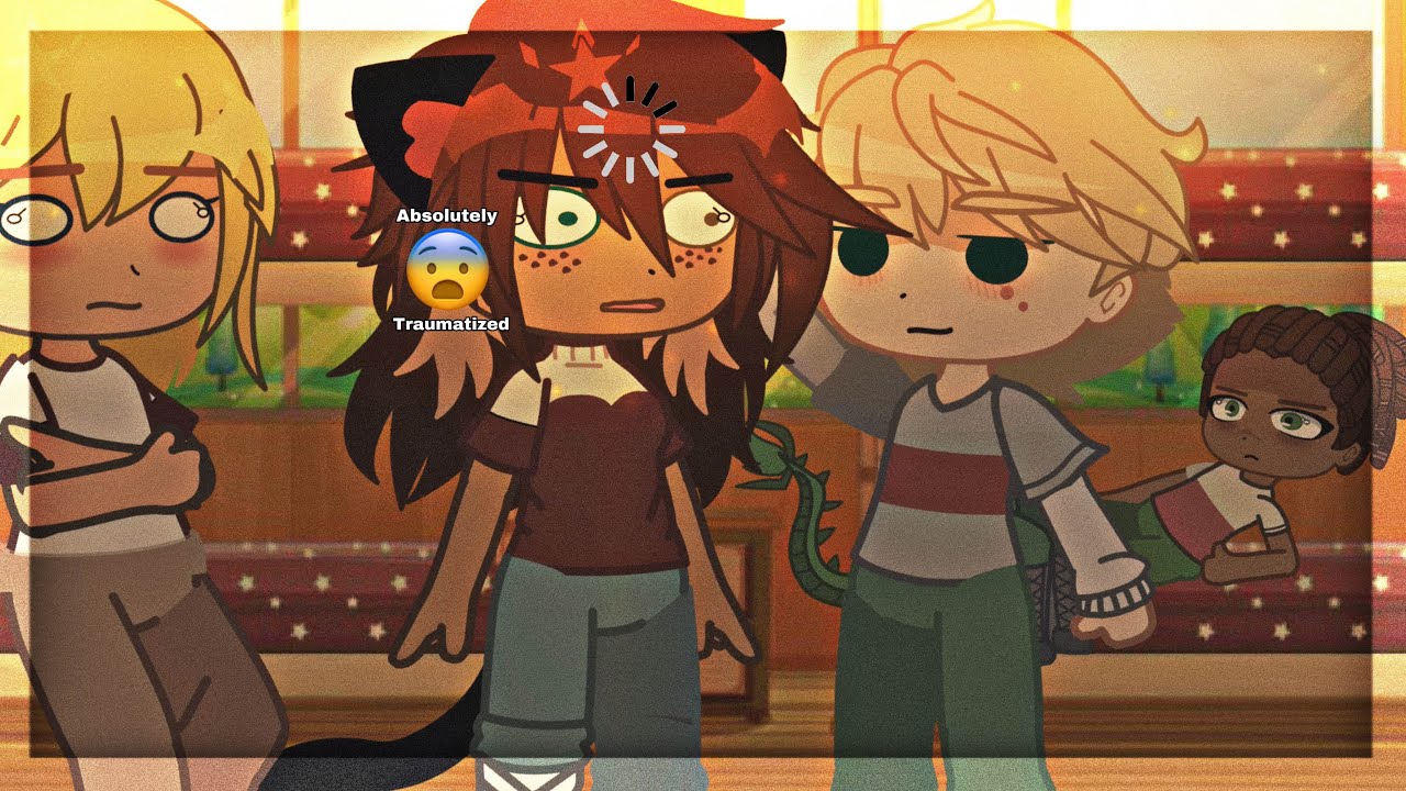 Kyle rizzes up Catra 😋 || Past Horde Kids Skit - YouTube
