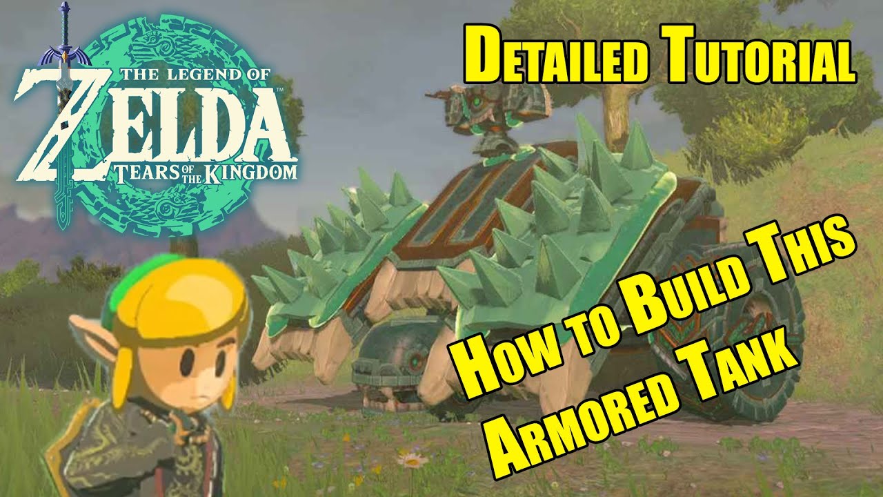 How to Build an Armored Spiked Tank in Zelda Tears of the Kingdom - YouTube