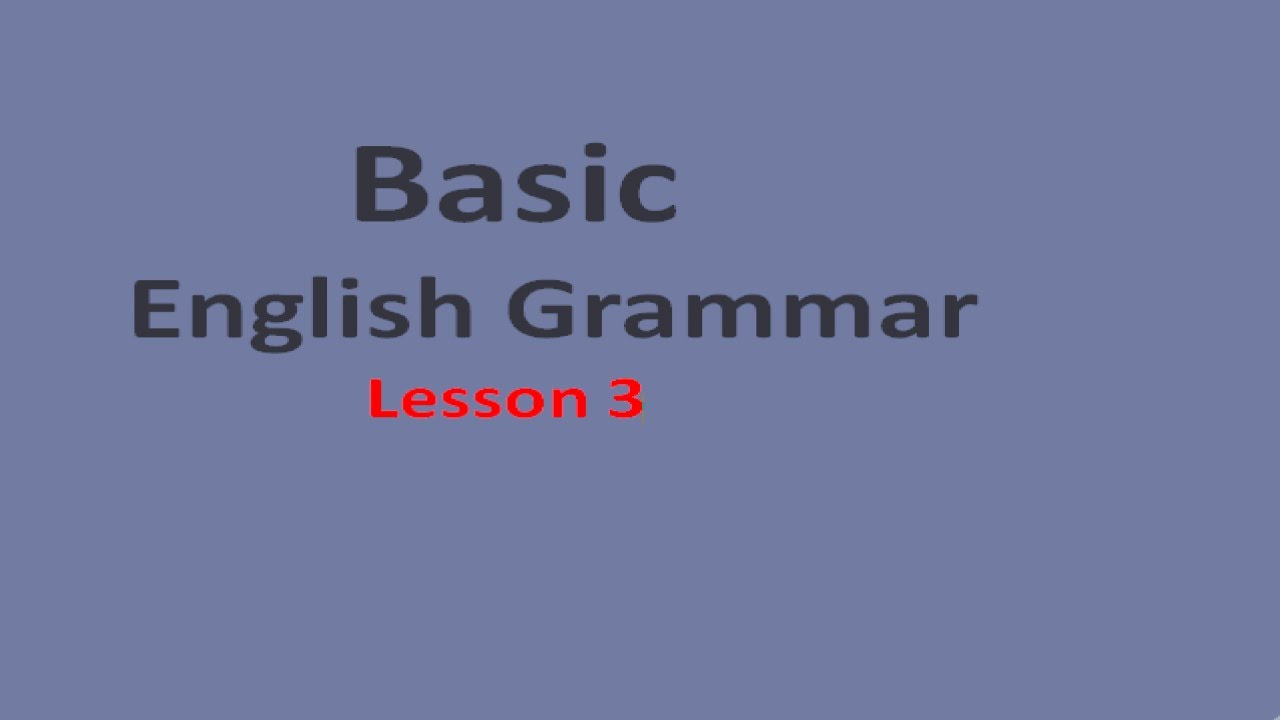 Basic English grammar, Lesson 3 use of owing to, due to - YouTube