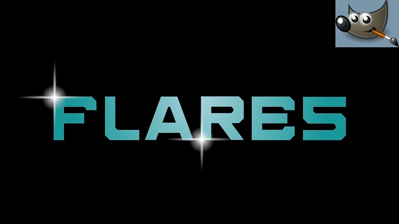 How to Create Text Flares in Gimp - YouTube