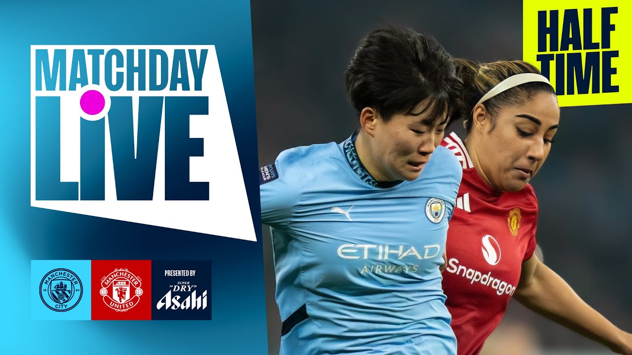 CITY FIGHTING BACK IN THE MANCHESTER DERBY | MatchDay Live | Man City 2 ...