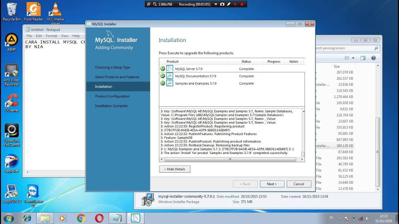 Cara Install Mysql Community Di Windows - YouTube