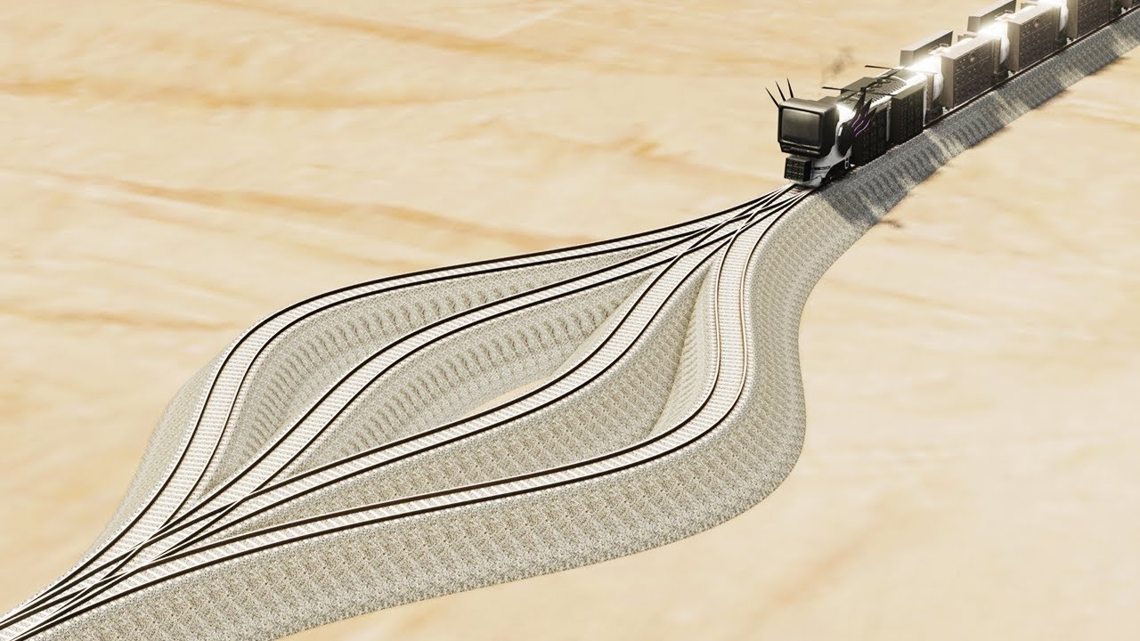 Skibidi Toilets Tv Man Train Crossing Impossible Multiple Curvy Rail ...