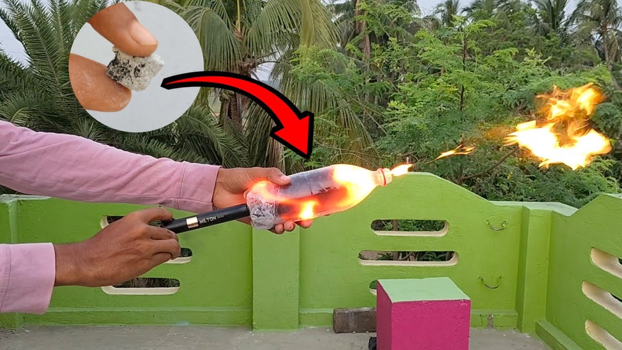 Calcium Carbide Experiment || Science Experiment - YouTube