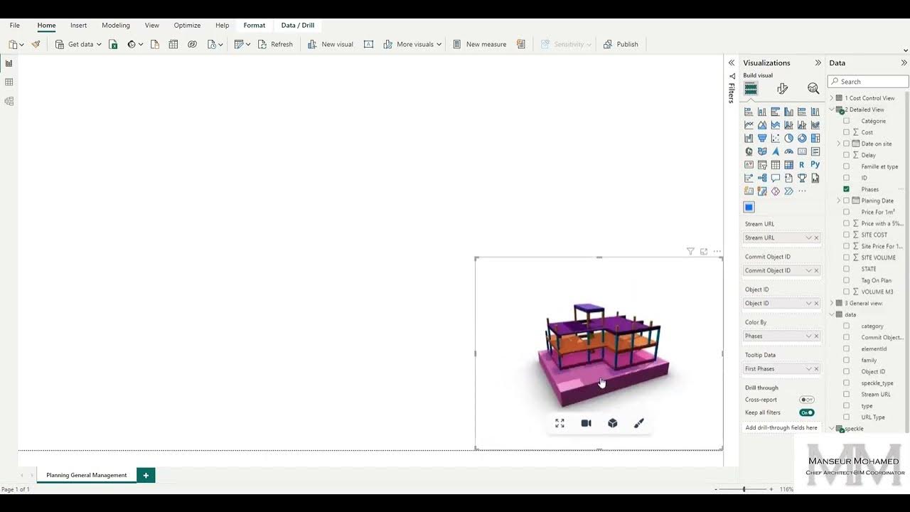 Add the speckle viewer , speckle connector, transform data, add Google ...