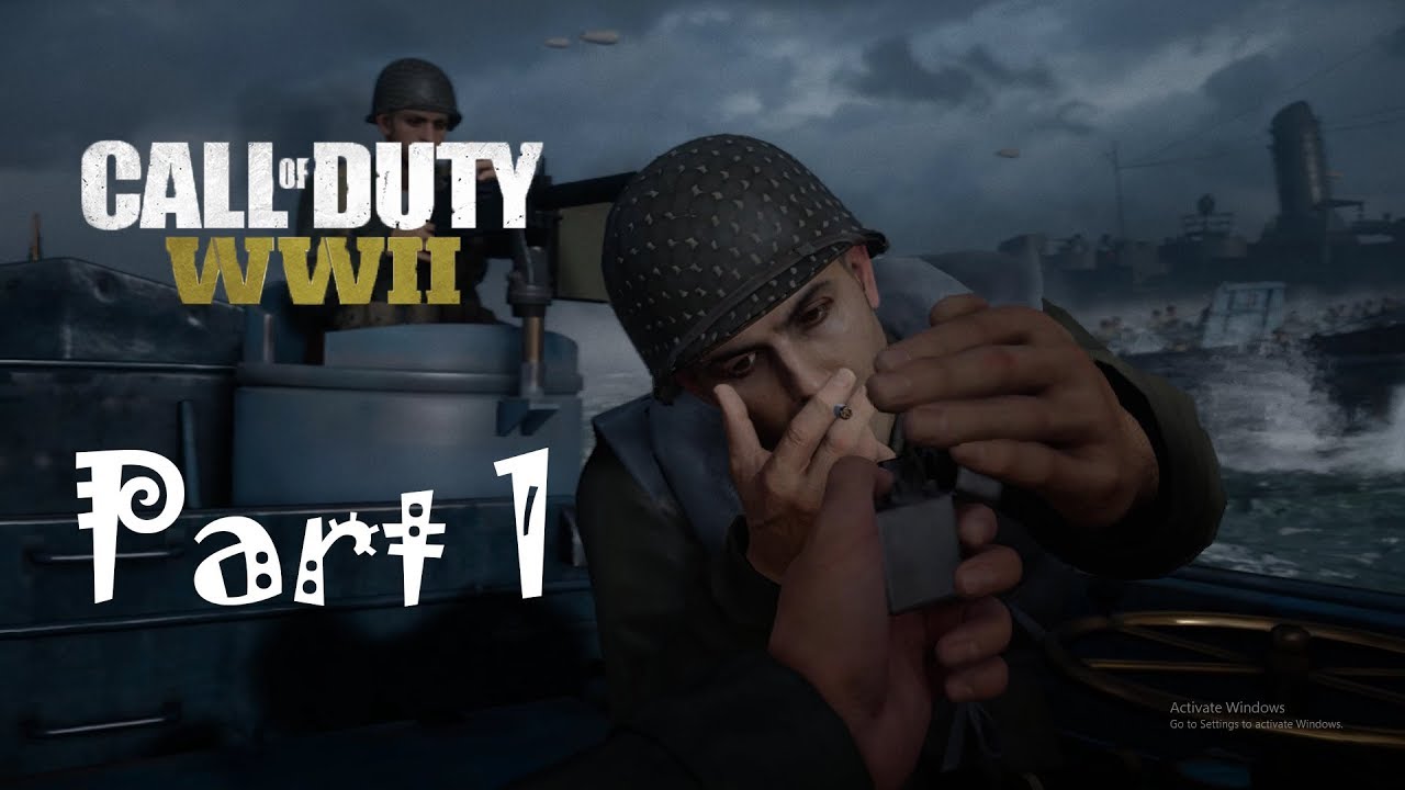 CALL OF DUTY WW2 Walkthrough Gameplay Part 1 - Campaign Mission 1 (COD ...