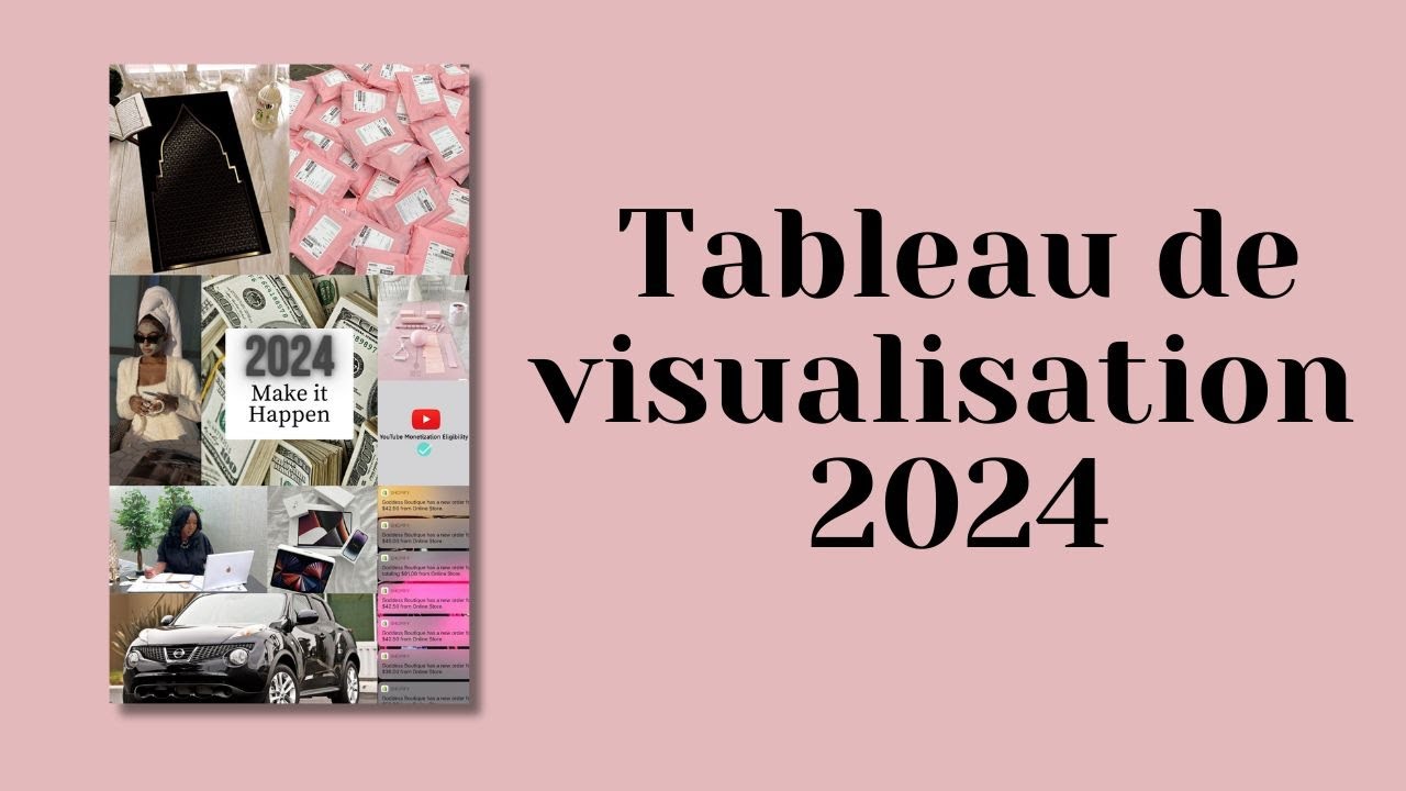 TABLEAU DE VISUALISATION || VISION BOARD 2024 - YouTube