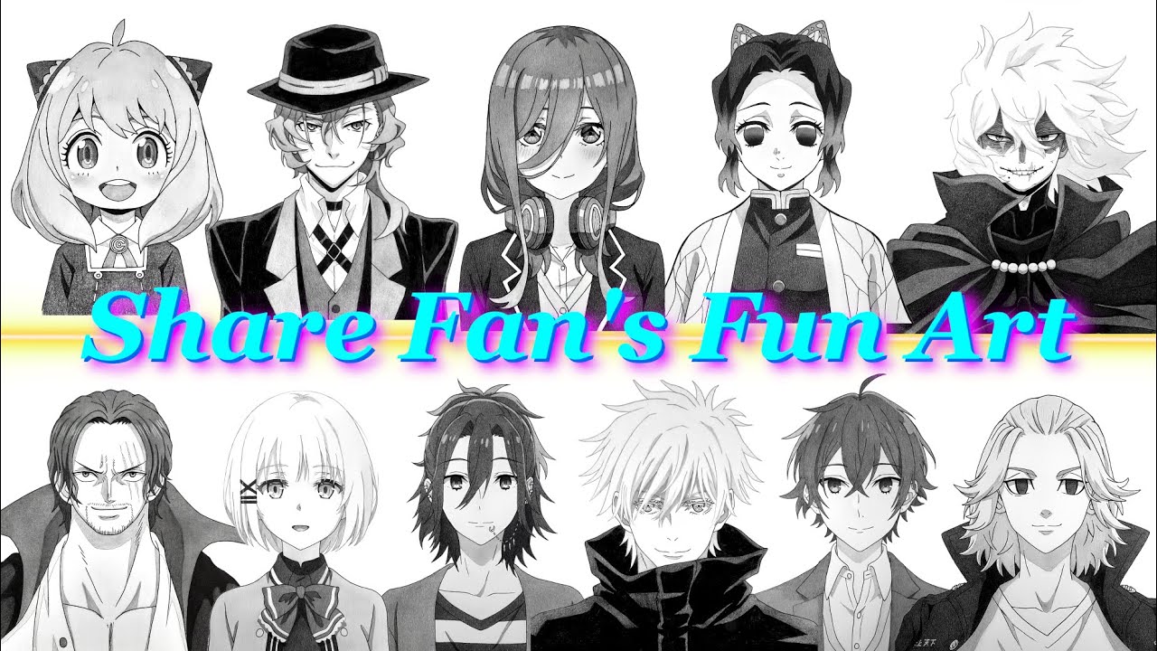 Share fan's fun art vol.2 / "Share My Art" - YouTube