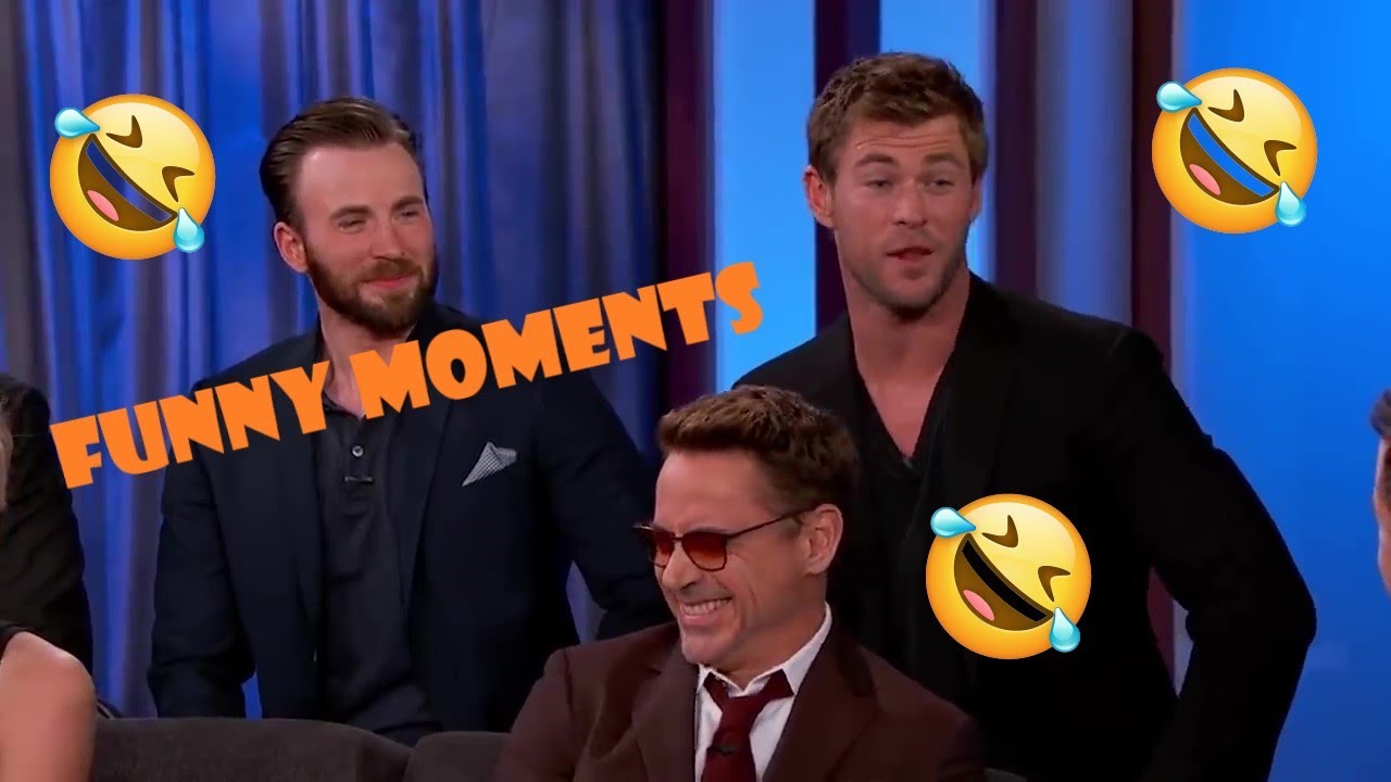 AVENGERS Cast FUNNY MOMENTS - YouTube