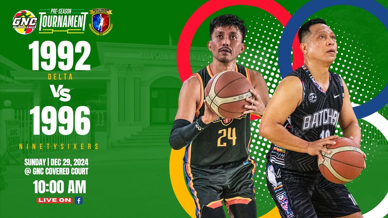BATCH 1992 DELTAS VS. BATCH 1996 NINETYSIXERS | GNC ALUMNI LEAGUE PRE-SEASON TOURNAMENT - YouTube