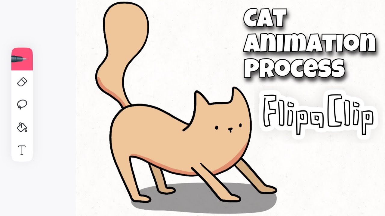 Cat - Flipaclip Animation Process - YouTube