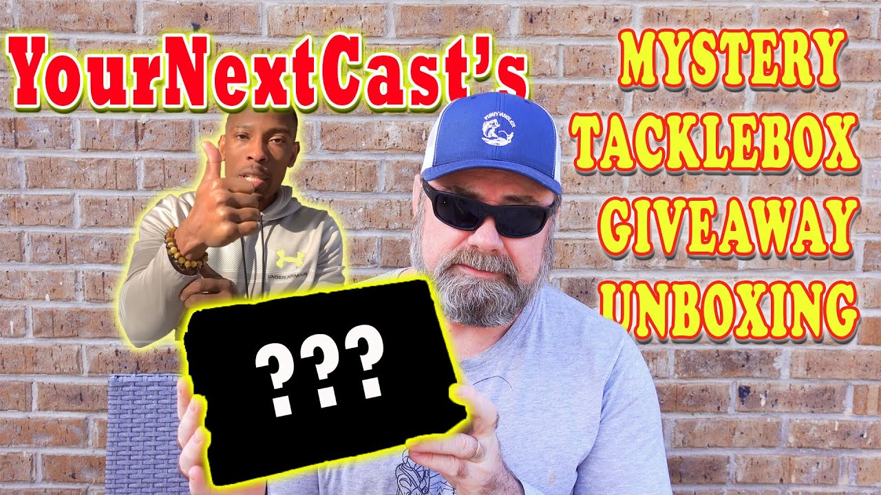 Unboxing Mystery Tackle Box (MTB) giveaway from YourNextCast. - YouTube