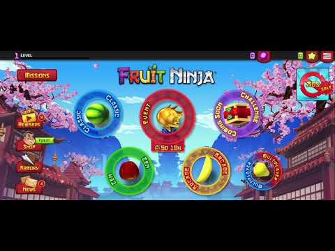 Level 1 Lose or win??? Fruit Ninja game . - YouTube