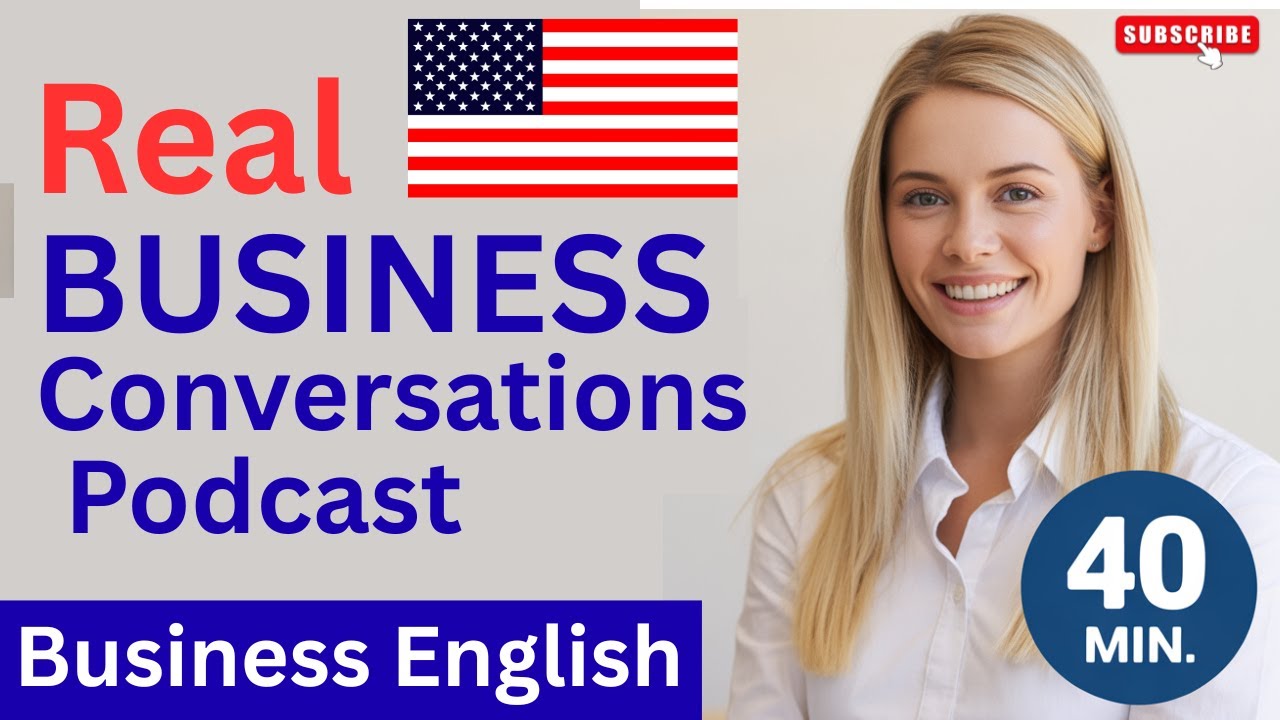 Real Business English Conversation Podcast! "Speak Like a Professional ...