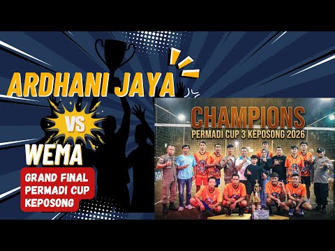 FINAL PERMADI CUP⚡️ARDHANI JAYA (Trio Boyolali ft. Arya, Wiwit, Wawan) VS WEMA (Alan,Goteng,Bocil)