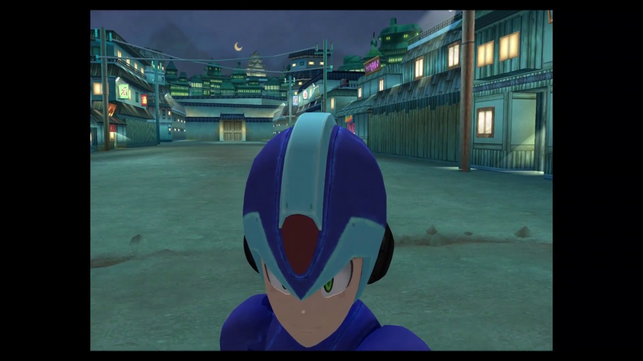 Mega Man X model test for Naruto Clash of Ninja Rev3 - YouTube