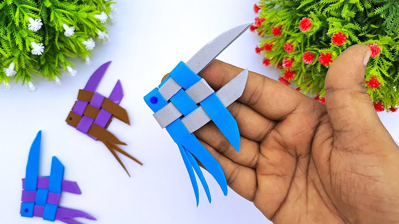 How To Make Foam Paper Fish | Foam Sheet Craft Idea | Easy Fish Making ...