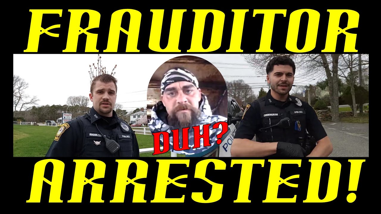 Frauditor Arrested & Worried About His Phone? HAHAHA! - YouTube