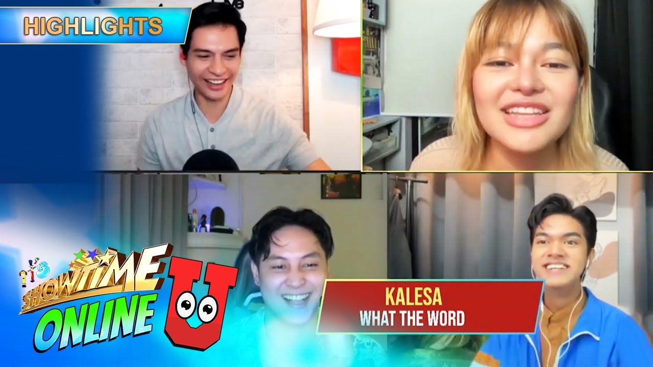 "What The Word" game with Janine, Wize, Dan, & Josh | Showtime Online U ...