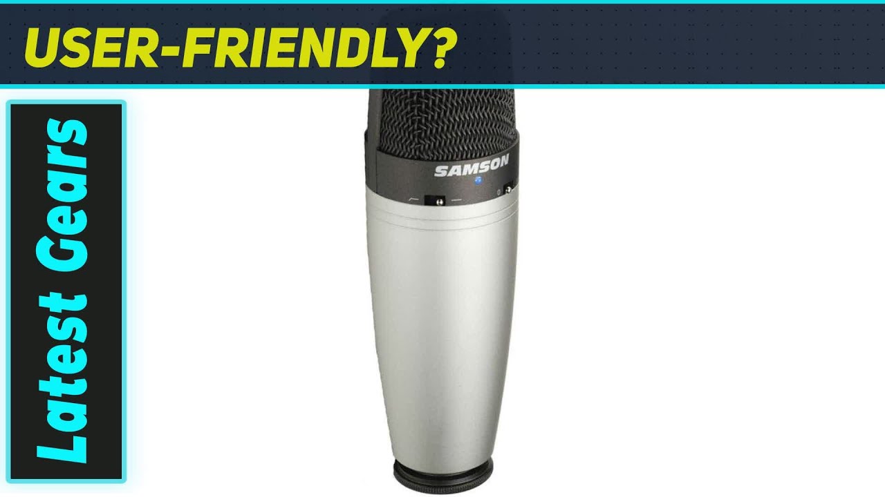 Samson C03: The Ultimate Multi-Pattern Mic for Studio & Streaming - YouTube