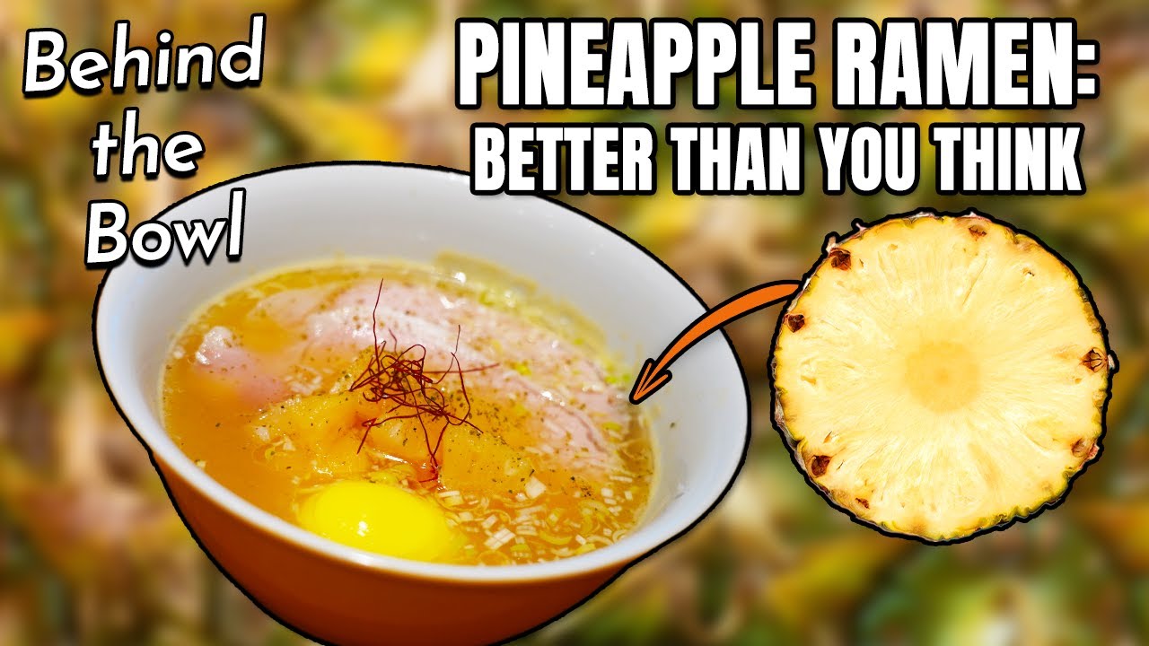 We Ate Pineapple Ramen and it's Actually Really Tasty | Best of Unique Japanese Ramen - YouTube