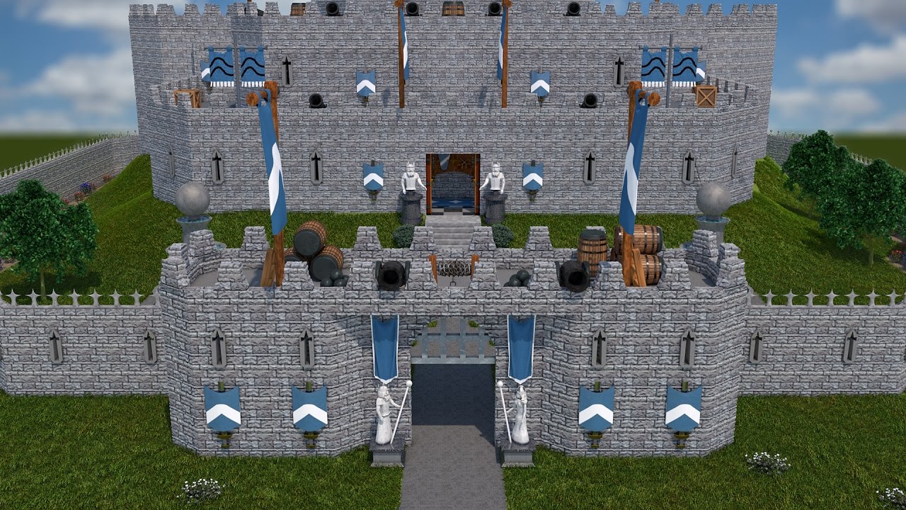 Making of Lumbridge Castle - YouTube
