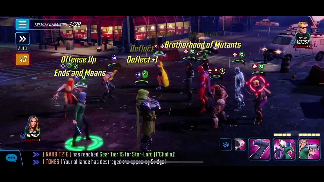 Marvel Strike Force DD5 Node 8 Global. On to final wave. - YouTube