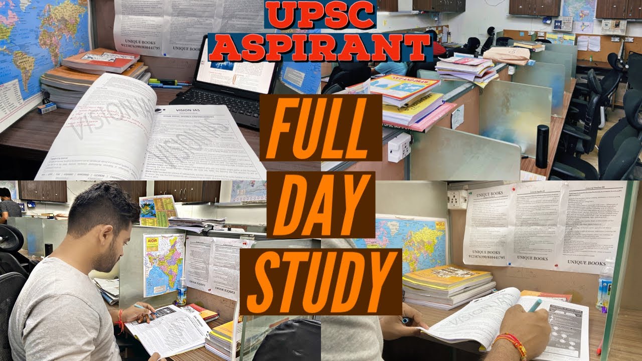 I Woke up at 5 AM to study for the UPSC |Whole day at LIBRARY | 14 ...