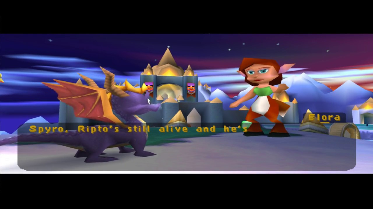 Spyro 2 Ripto's Rage - Winter Tundra Complete w/ Dialog [HD] - YouTube