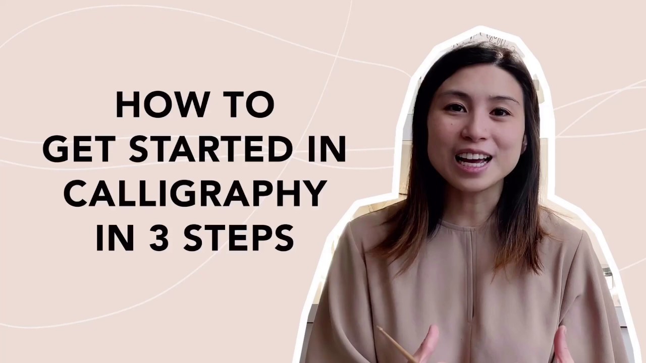 How to Get Started in Calligraphy in 3 Steps! - YouTube
