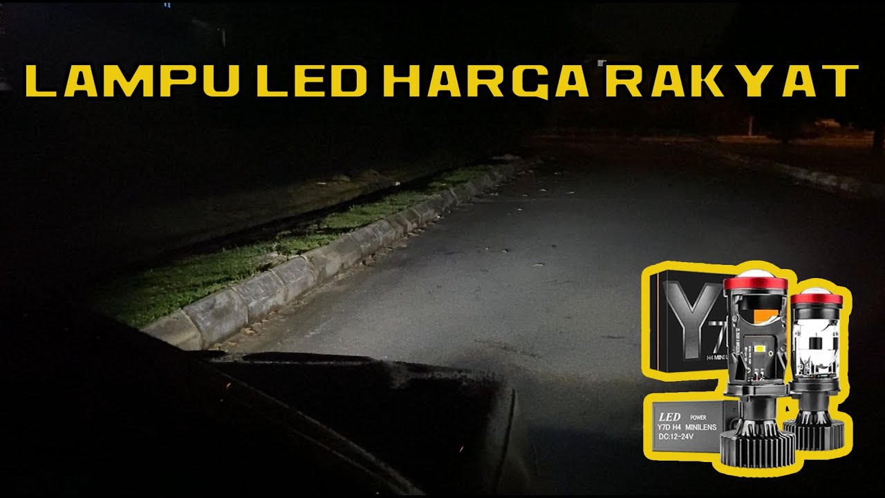 Tukar Lampu Halogen ke LED Projector untuk Pencahayaan yang lebih baik ...