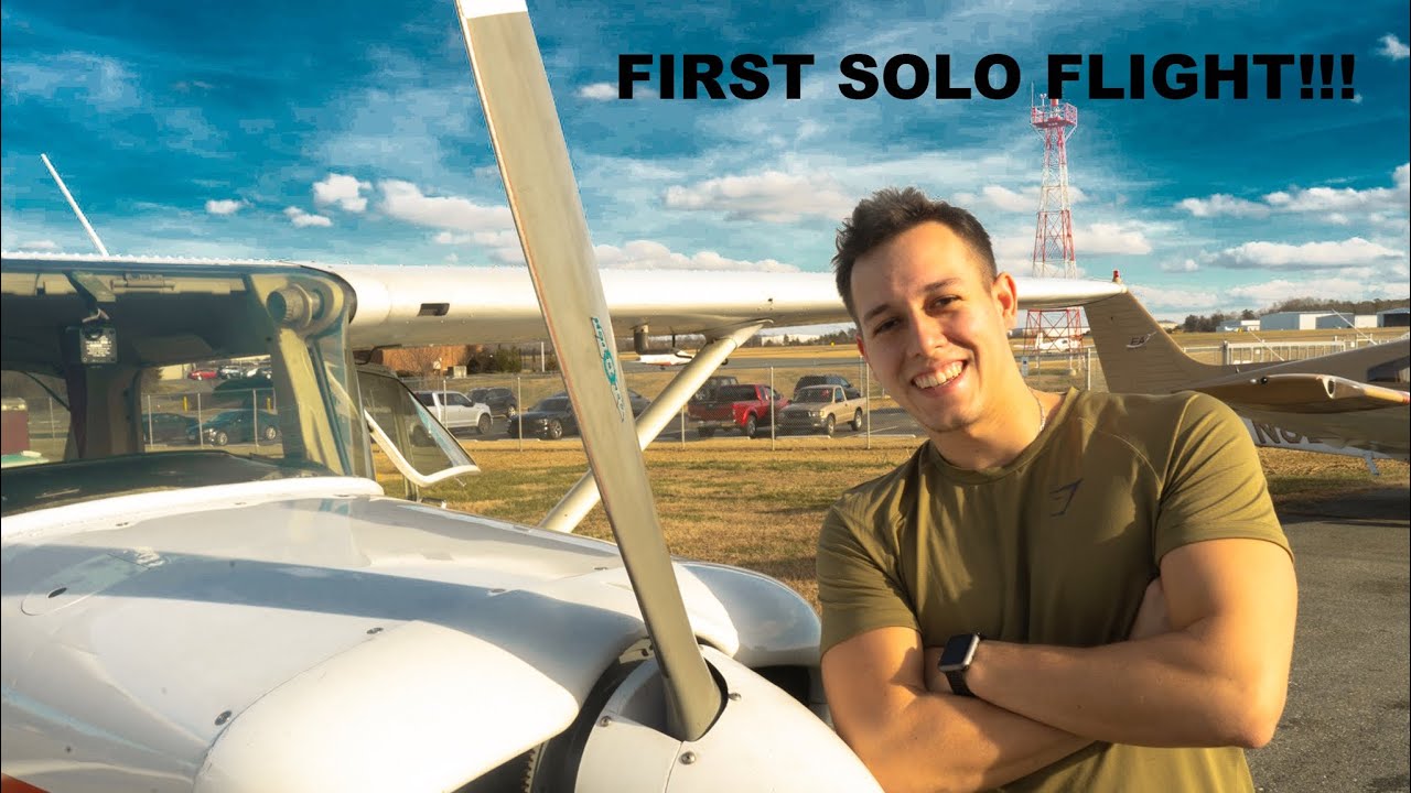 My First SOLO Flight! - YouTube